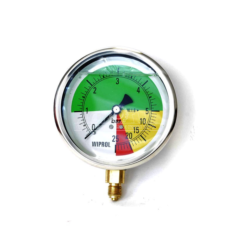 MANOMETR GLICERYNOWY M100 0-5/25 BAR GWINT G1/4"
