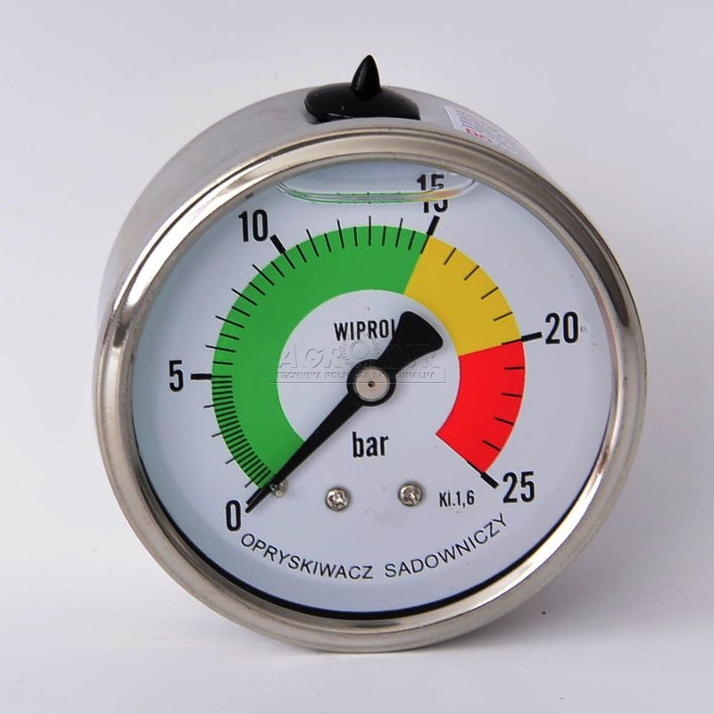 MANOMETR GLICERYNOWY M63 0-15/25 BAR GWINT G1/4"