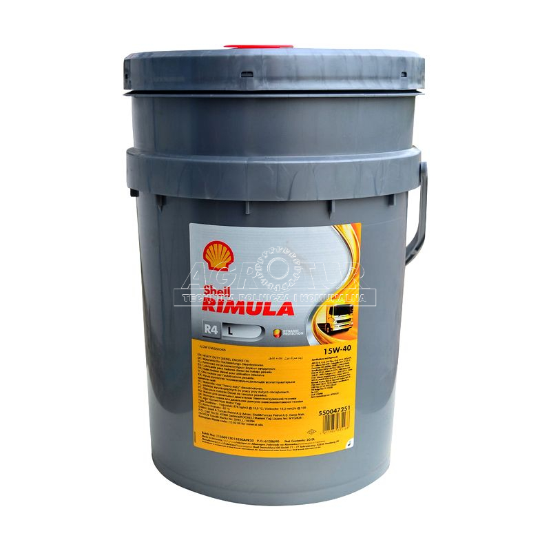SHELL RIMULA R4 L 15W40 | 20L